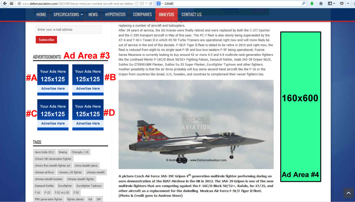 Advertise with us - Defence Aviation