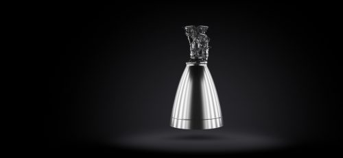 SpaceX Falcon 9 Second Stage Merlin Vacuum Engine & Dragon Spaceship ...